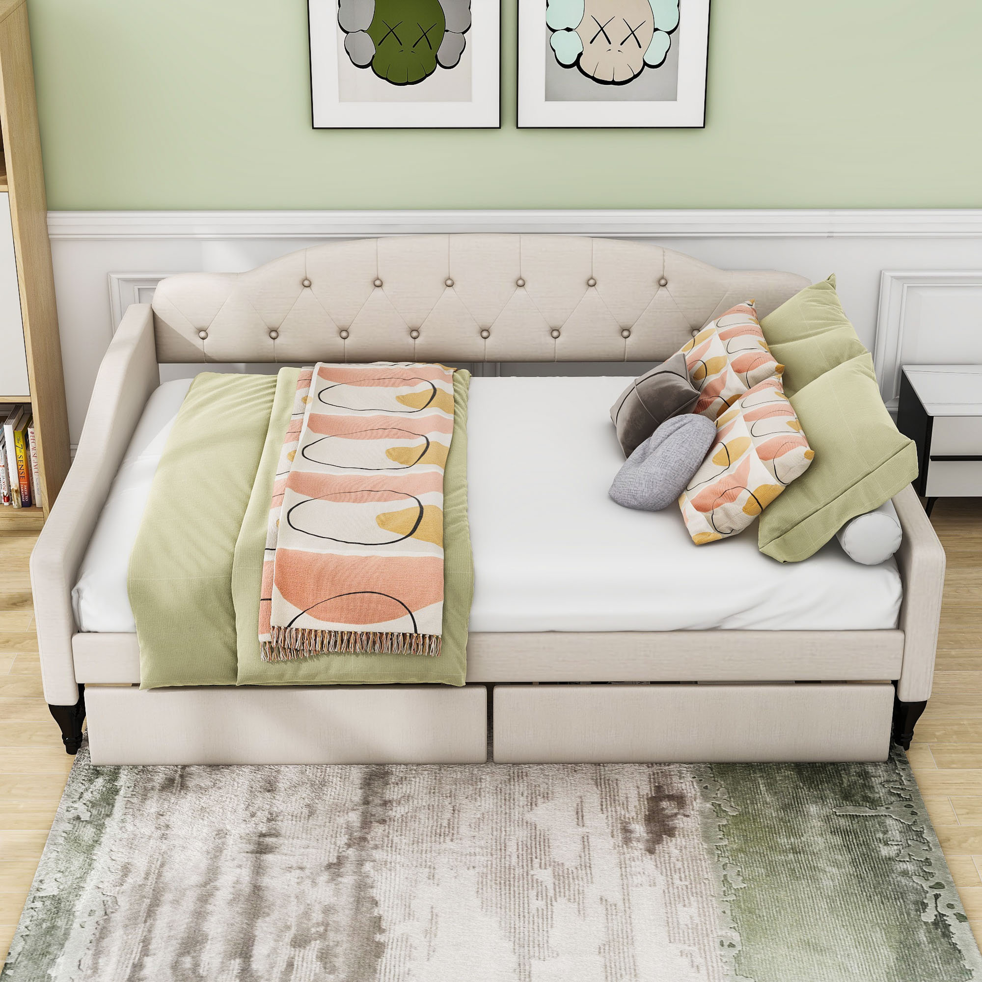 Aaman Full Double Daybed Darby Home Co